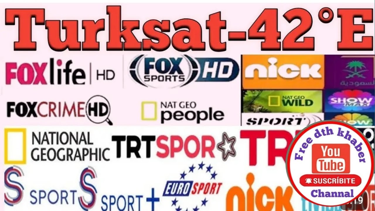 turksat 42 east desh satting !! TRT sports channel, Disney TV, cartoon ...