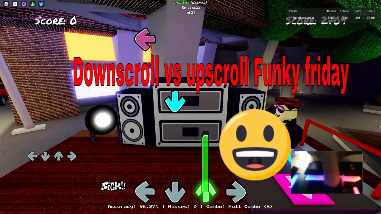 Down scroll vs upscroll - YouTube