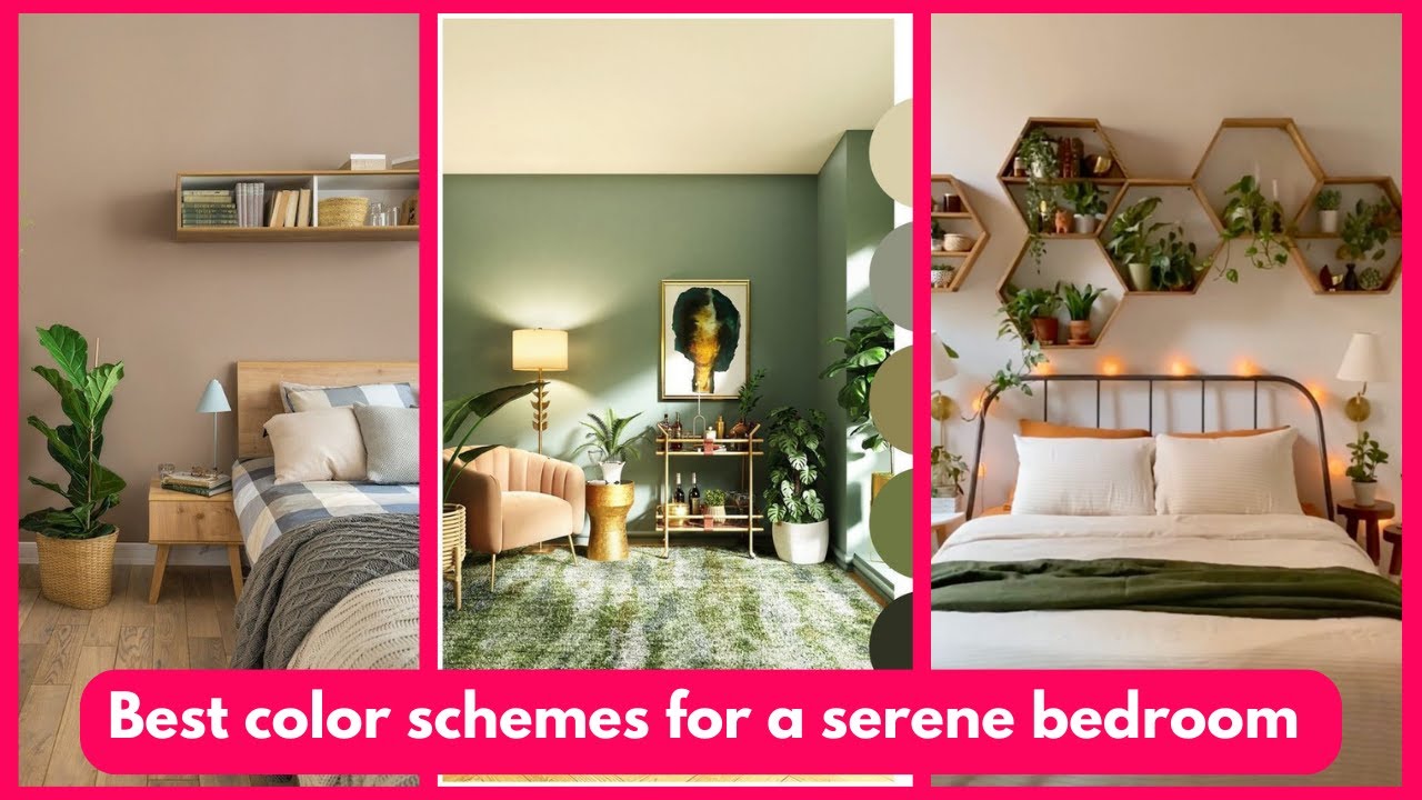 Best color schemes for a serene bedroom - YouTube