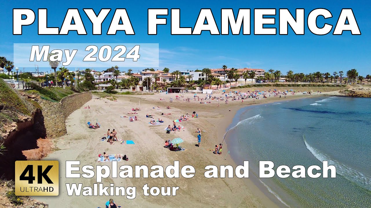 Playa Flamenca - Esplanade and Beach - Spain | Costa Blanca - Walking ...