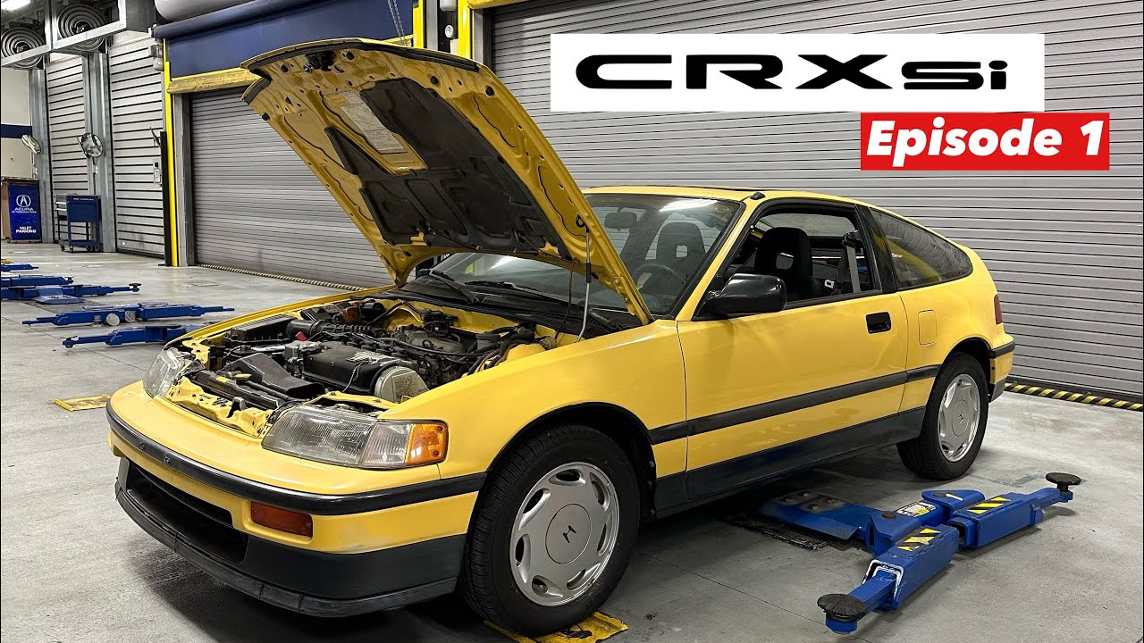 New Project - Restoration on THIS 1989 Honda CRX Si | Ep 1 - YouTube