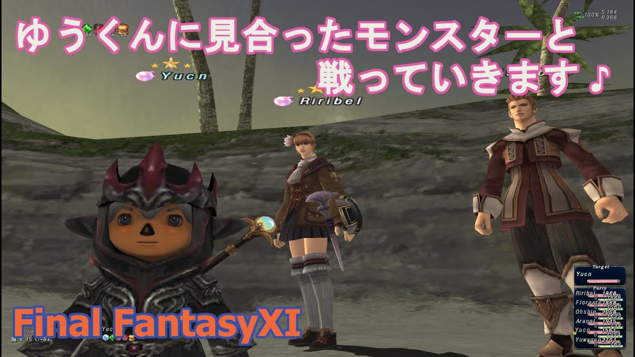 ゆうくんに見合ったモンスターと戦っていきます♪(FF11) Battle of the Wyrm God - YouTube