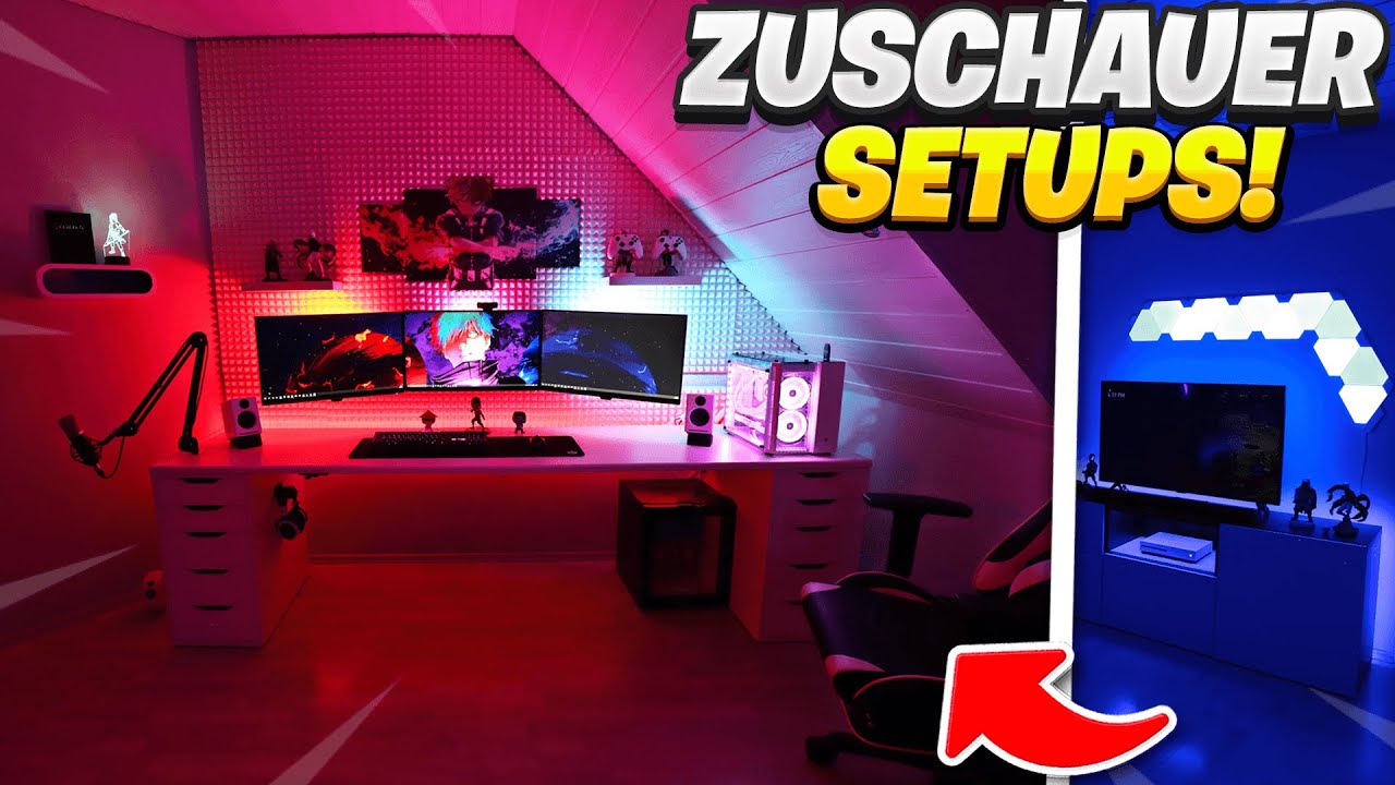 DIE BESTEN Gaming SETUPS meiner ZUSCHAUER!😍 Ich bewerte Zuschauer ...