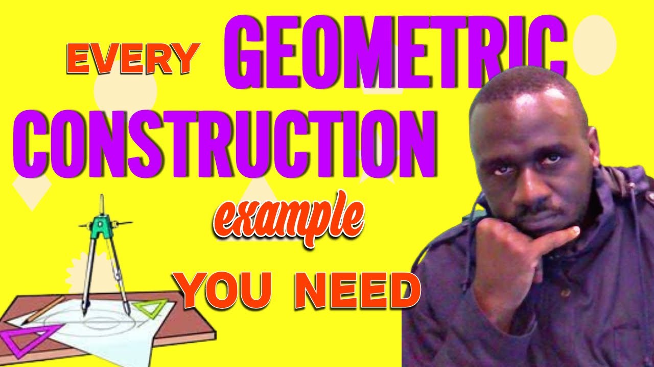 Construction Geometry | Geometric Shapes | Worked examples - YouTube