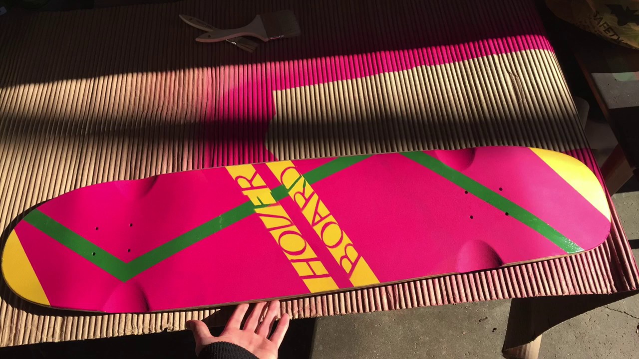 Electric Skateboard: Design inspired by Back to the Future - YouTube