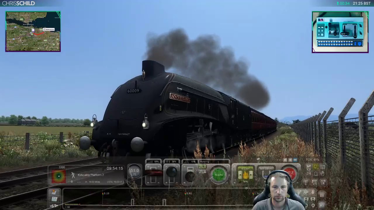 Trains Simulator 2020: "Scottish Speed" | Class A4 'Union of South ...