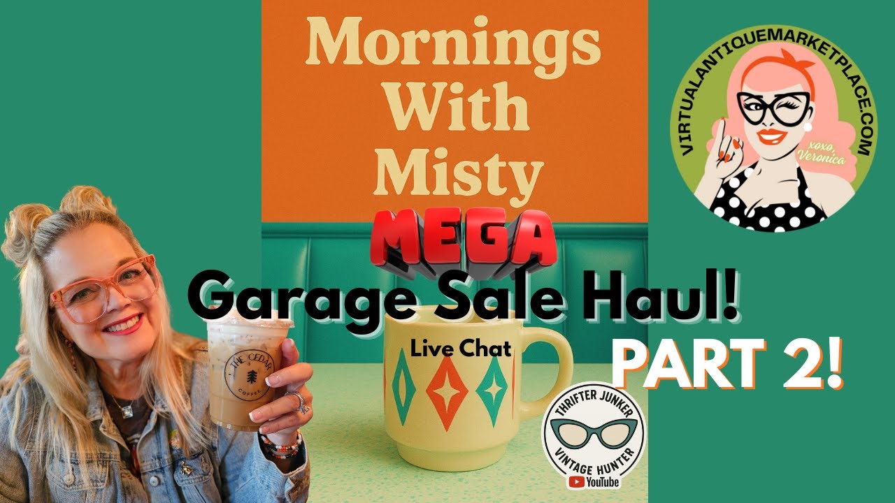 Mornings With Misty Mega Garage Sale Haul Part 2 - YouTube