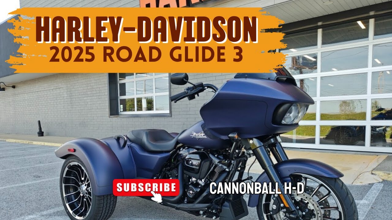 2025 Harley-Davidson Road Glide 3 in Purple Abyss Denim - YouTube