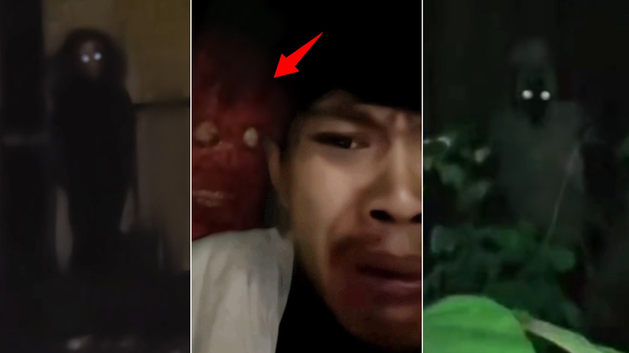 REALLY SCARY! - Clearly Recorded, Pocong Disturbs Residents - 10 ...