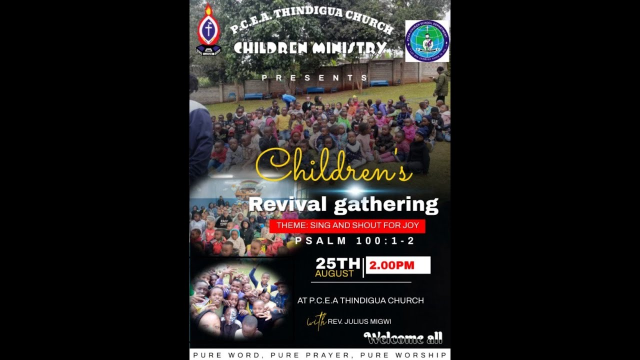CHILDREN REVIVAL SERVICE || 24TH AUGUST 2024 - YouTube