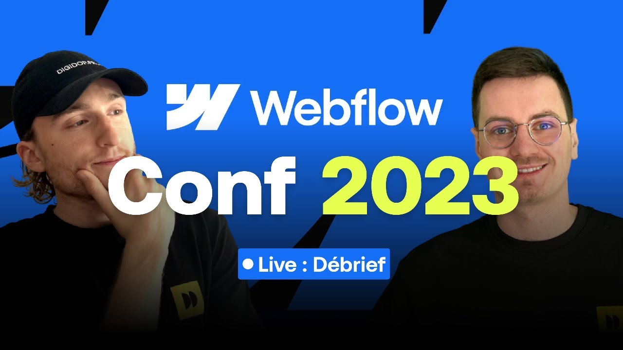 Webflow Conf 2023 : Le débrief des news - Digidop - YouTube
