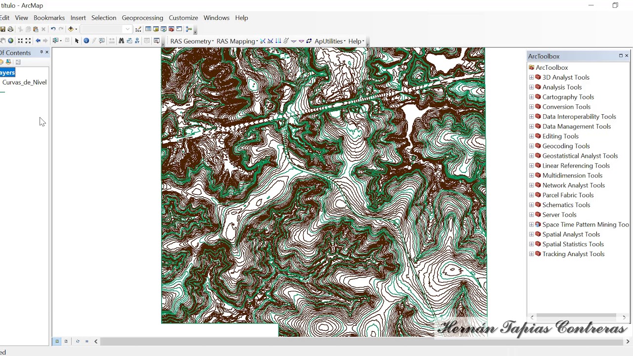 Realizar un Modelo digital de Elevación con Curvas de Nivel de AutoCAD ...