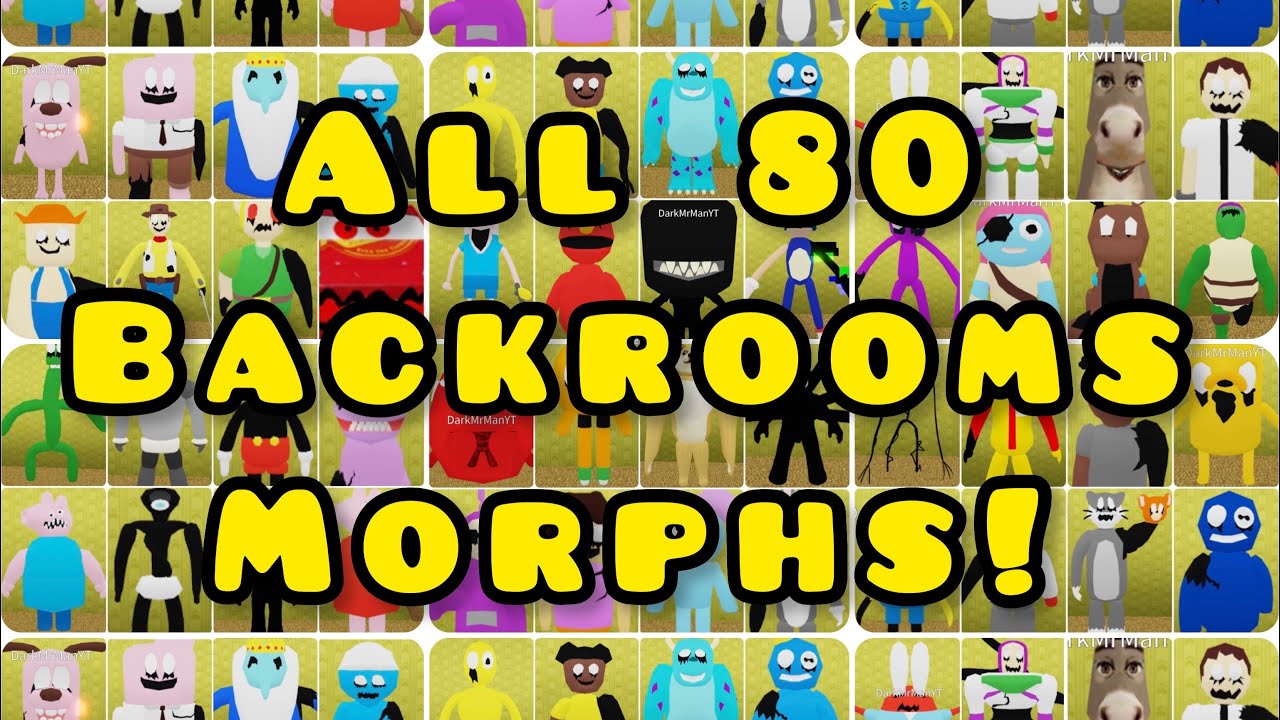 How To Get ALL 80 BACKROOMS MORPHS In “Backrooms Morphs” | Roblox # ...