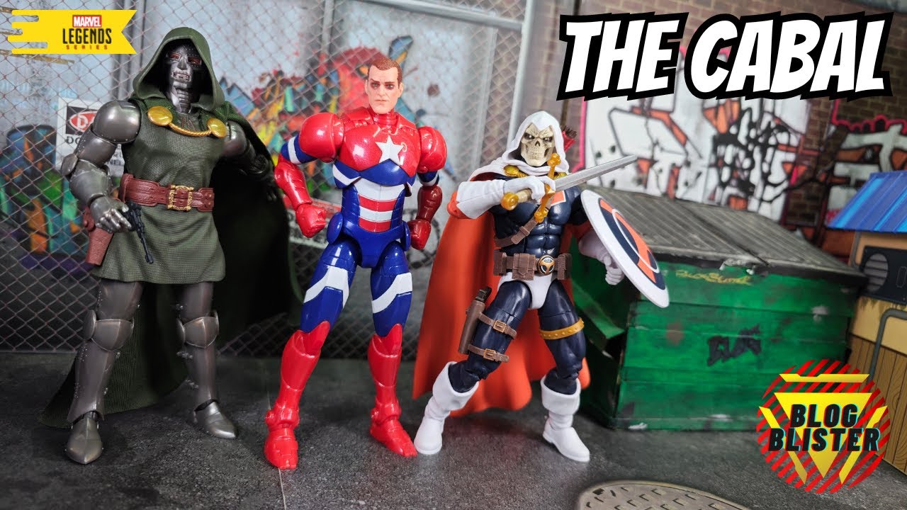 Marvel Legends The Cabal Amazon Iron Patriot, Dr Doom y Taskmaster ...