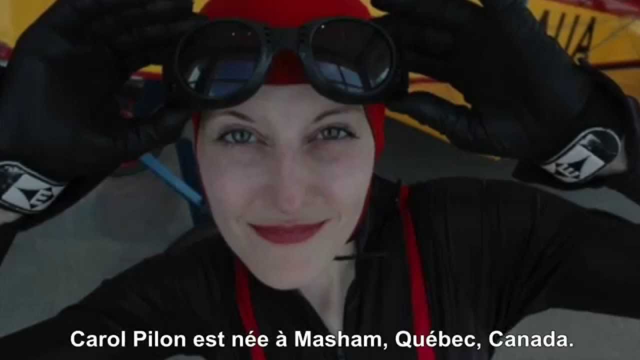 Carol Pilon, Wingwalker - Bio - YouTube