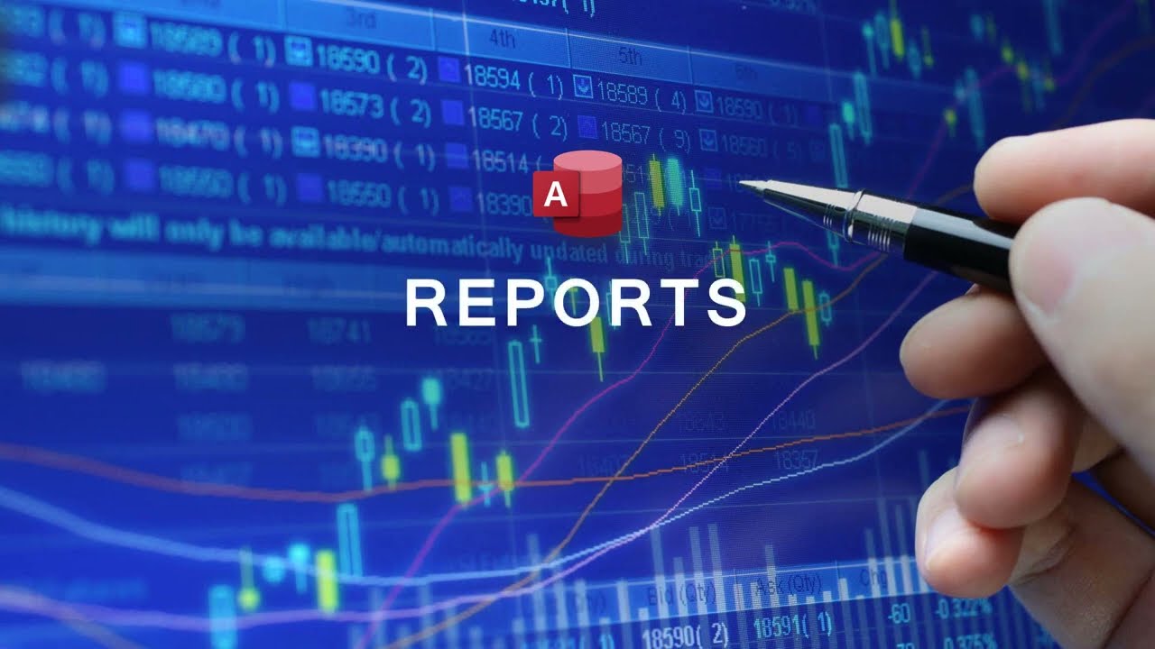 Create MS Access Report - Using Query Design, Report Wizard, Expression ...