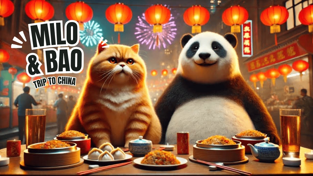 Milo the Cat Chef Makes AMAZING Chinese Fried Rice - YouTube