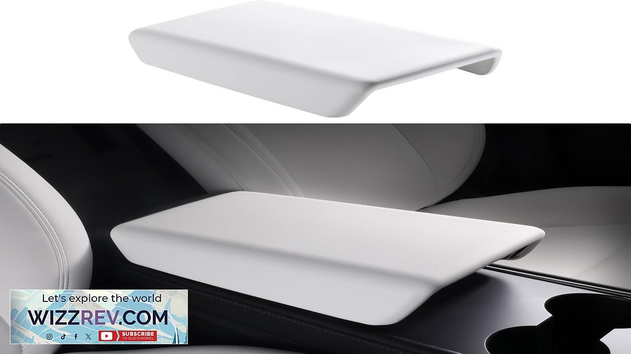 BASENOR 2024 Upgrade Tesla Model 3 Model Y Center Console Cover TPE ...