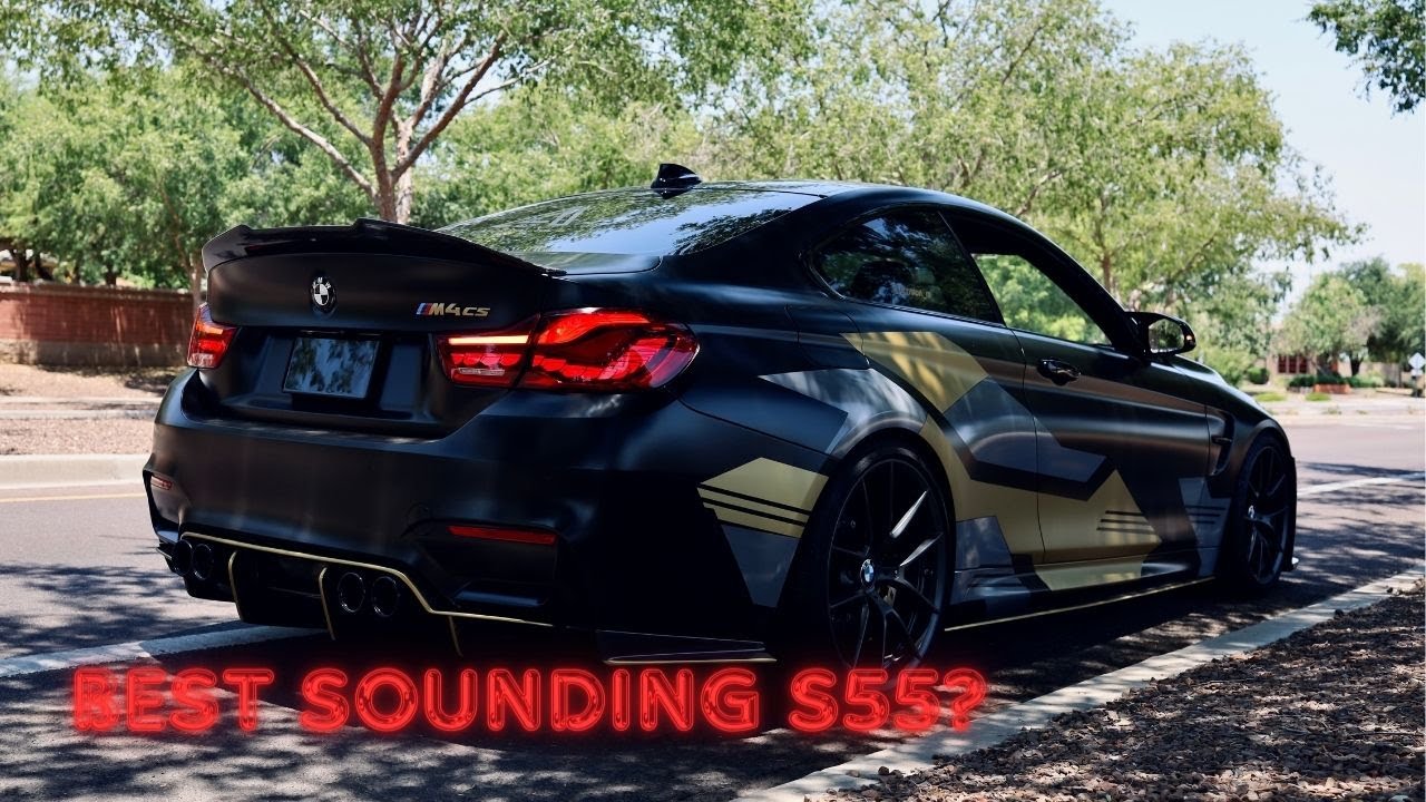 BMW M4 CS SINGLE TURBO EXHAUST SOUND - YouTube