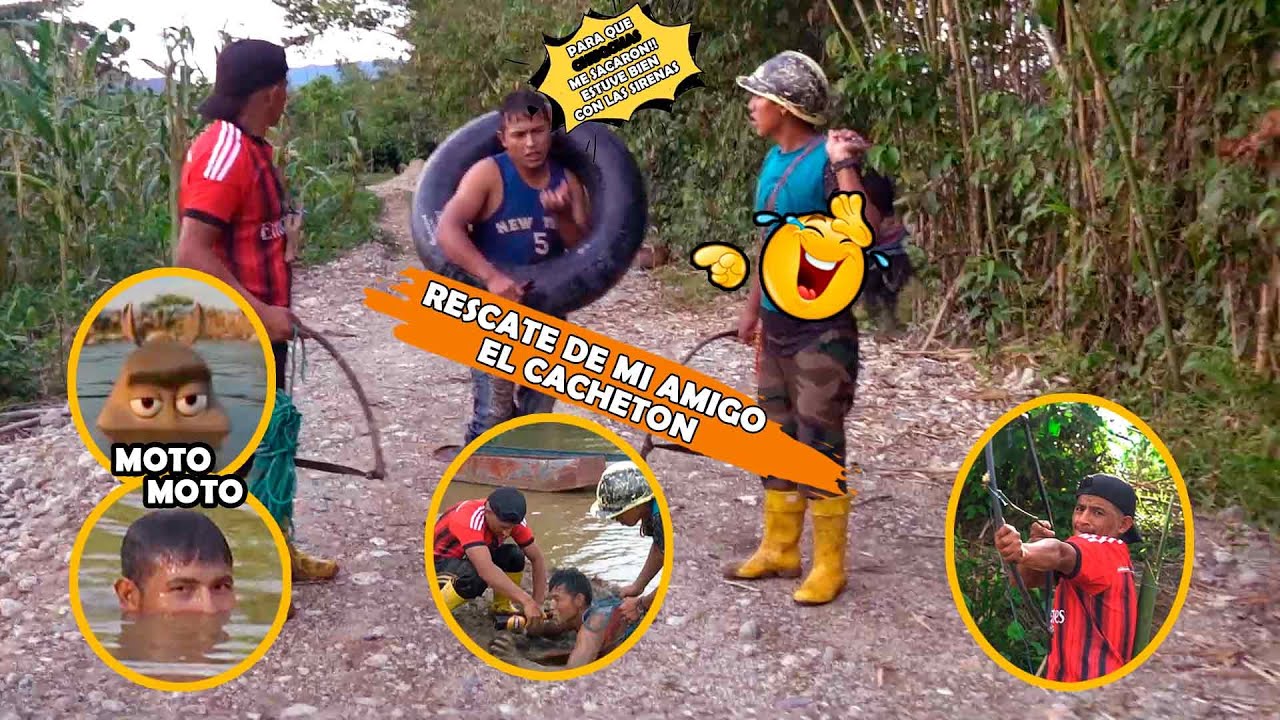 Rescatando a mi amigo el Cachetón hecho sireno jajaja - YouTube