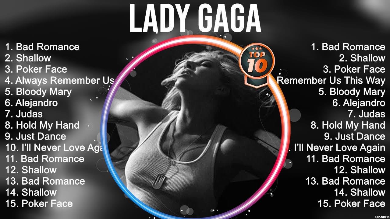 Lady Gaga Greatest Hits ~ Top Songs 2023 ~ Top Hits New Songs - YouTube