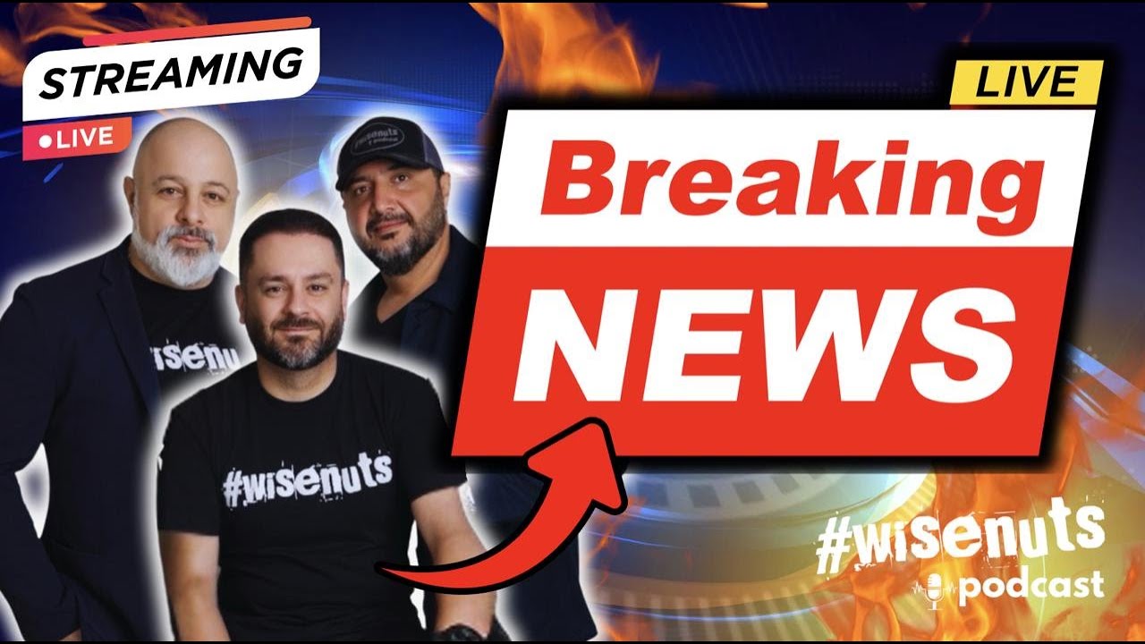 LIVE Tonight | WiseNuts Cover Current Events + Wacky Wednesday Topics ...