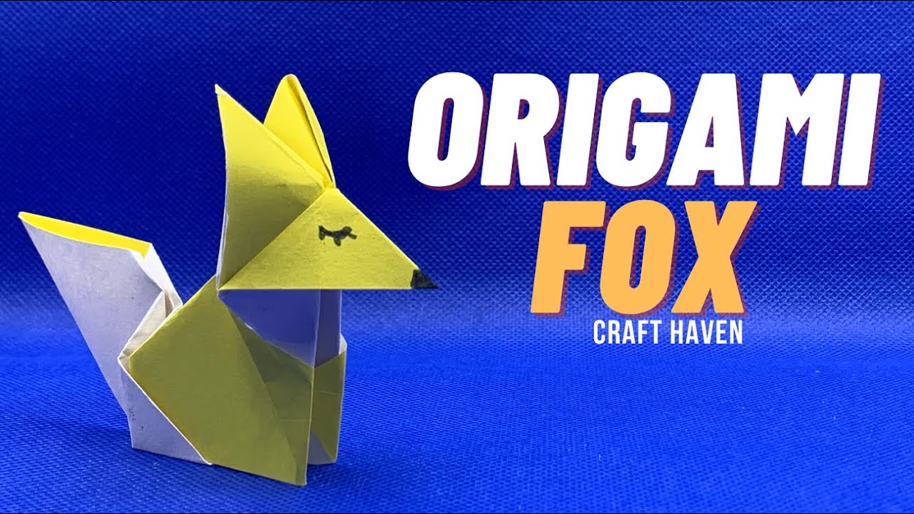 ORIGAMI FOX - Easy Origami Fox Tutorial - DIY Step by Step Paper Fox ...