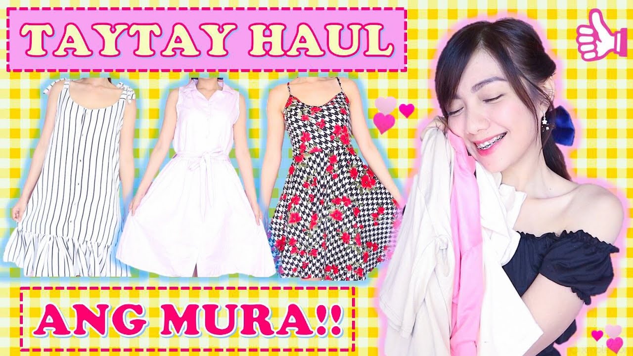 TAYTAY TRY-ON HAUL 2018 + GIVEAWAY(closed) - YouTube