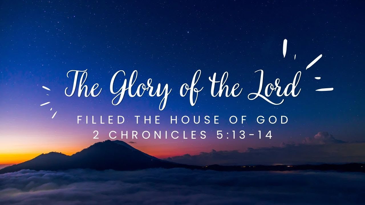 When the Glory of the Lord Fills the House | Pastor Darryl L. Beard ...