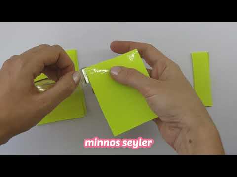 Evde Post-it Yapımı( sadece 2 malzeme)