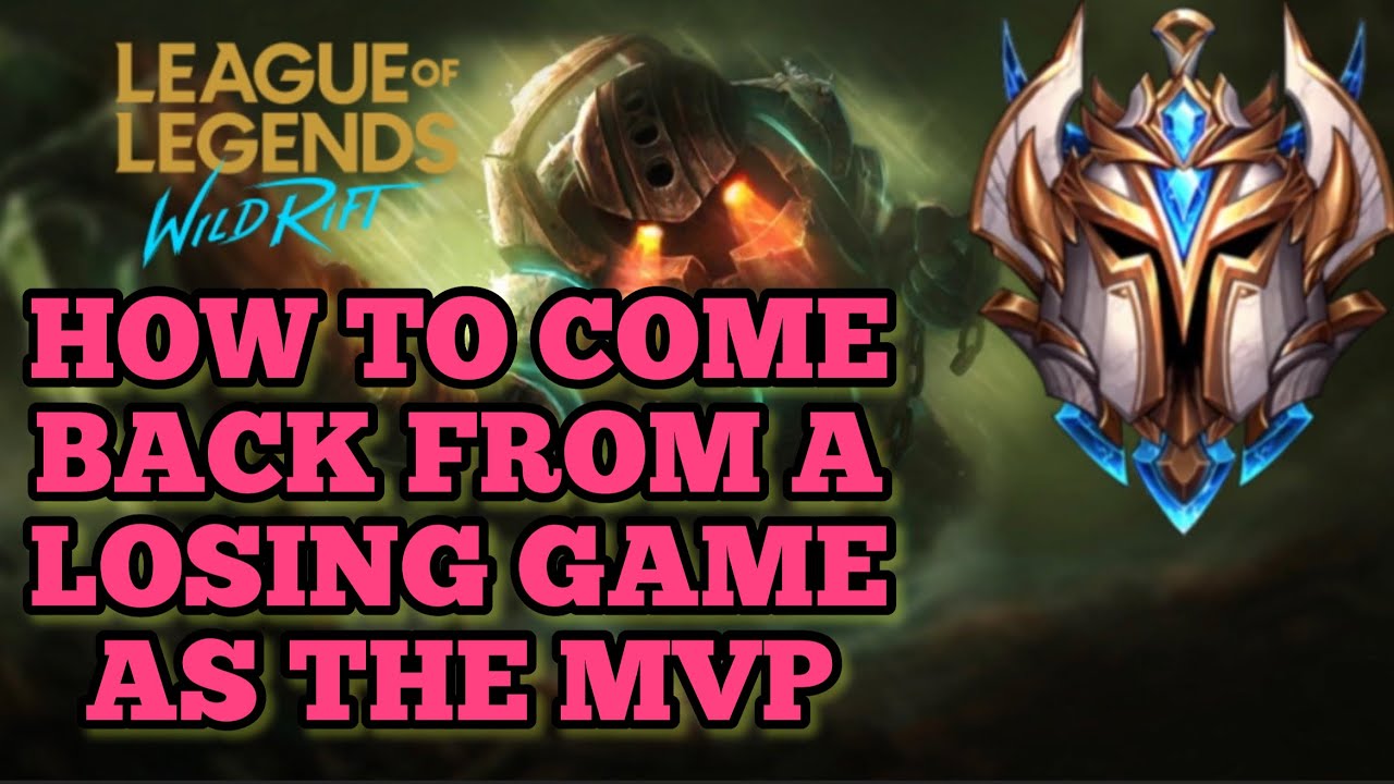 WILD RIFT CHALLENGER NAUTILUS GAMEPLAY - HOW TO COME BACK FROM A LOSING ...