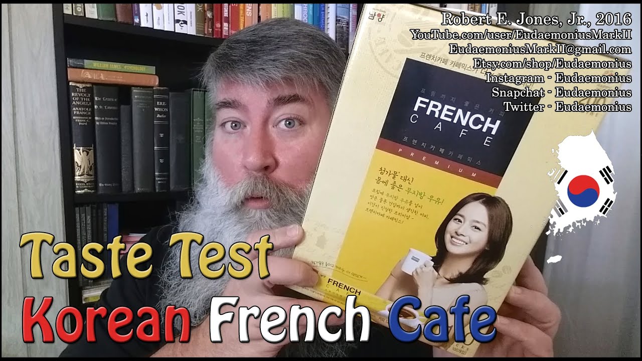 Taste Test - KOREAN FRENCH CAFE COFFEE - Day 16,928 - YouTube