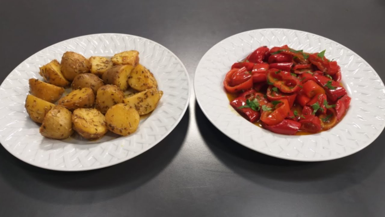 Patate të pjekura në tigan dhe gogozhare të çastit nga zonja Vjollca ...