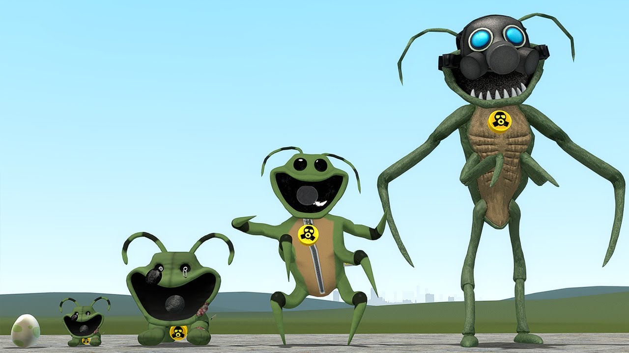 NEW EVOLUTION OF FORGOTTEN SMILING CRITTERS PESTS ARE TOXIC POPPY PLAYTIME CHAPTER 3 In Garry's ...