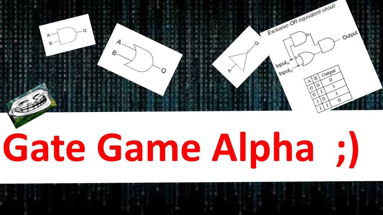 Logic Gate Game Alpha - YouTube
