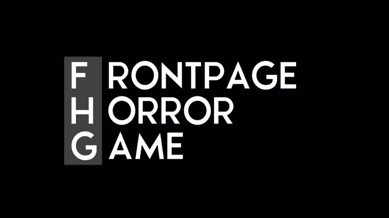 Me playing front page horror game🙀 - YouTube