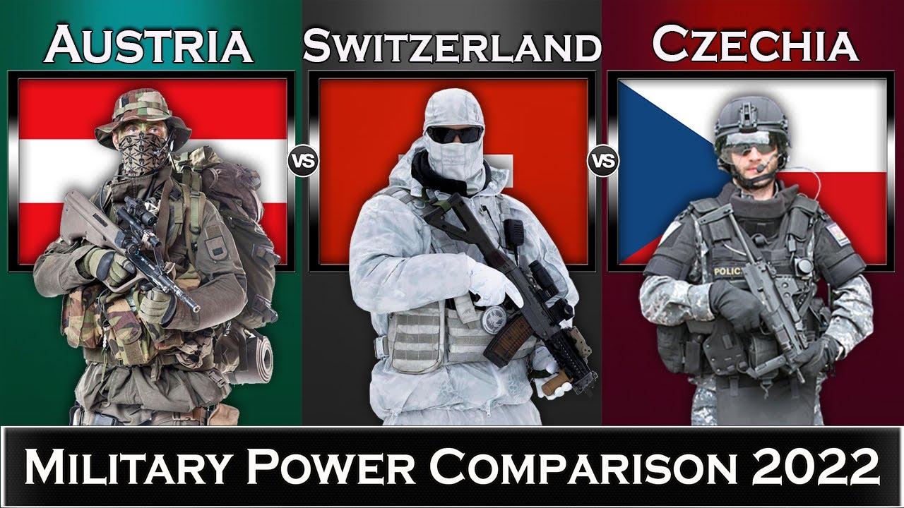 Austria vs Switzerland vs Czechia Military Power Comparison 2022 - YouTube