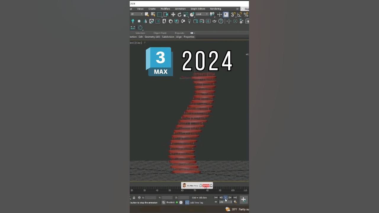 How to use array#3dsmaxtutorial - YouTube