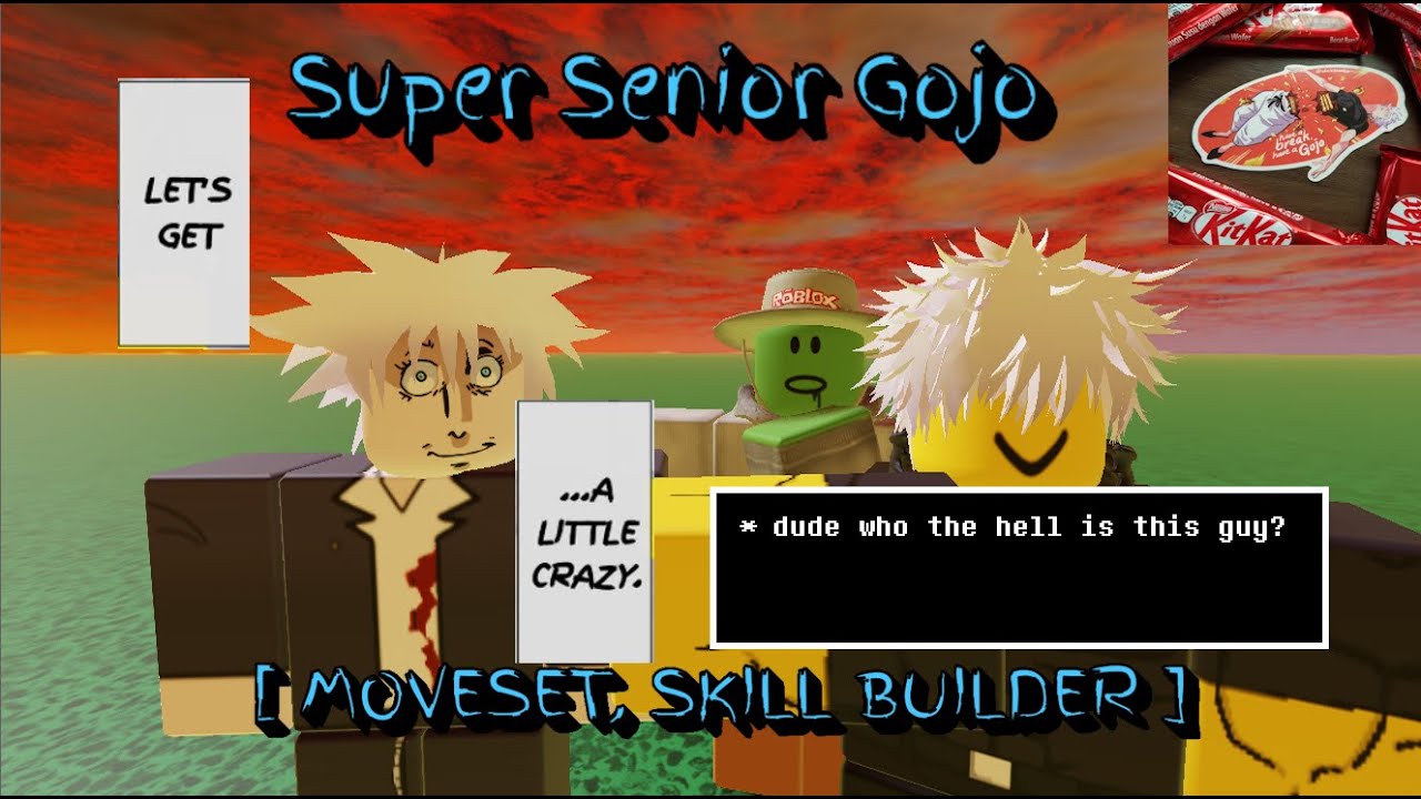 [JJS - SKILL BUILDER] Super Senior Gojo Moveset! - YouTube