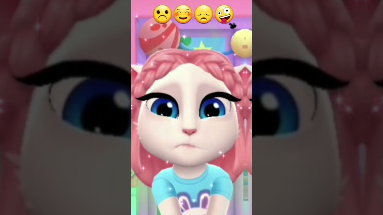 Emoji challenge 😁 My talking Angela 2 - YouTube