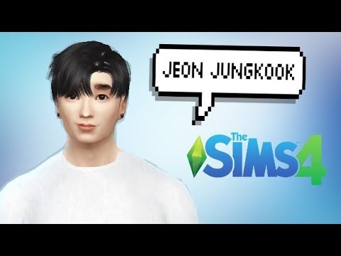 Jeon Jungkook CAS (Full CC Links) - The Sims 4 - YouTube