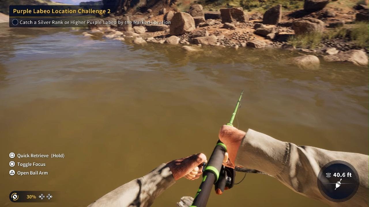 PURPLE LABEO LOCATION CHALLENGE 2!!! CALL OF THE WILD THE ANGLER!!! ️ ️ ...