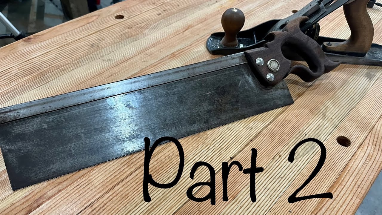 Hand Saw Restoration Part 2 - YouTube