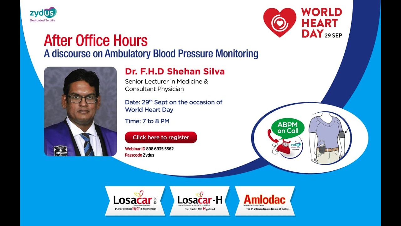 After Office Hours- A discourse on Ambulatory Blood Pressure monitoring by Dr. Shehan Silva ...