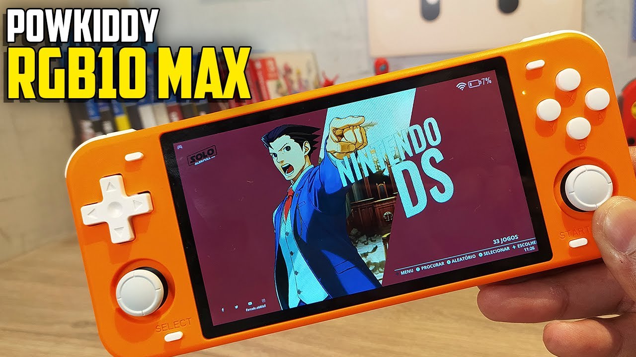 A SALVAÇÃO DOS PORTÁTEIS? Powkiddy RGB10 MAX | [Unboxing/Primeiras ...