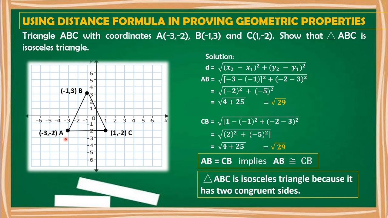 Math 10- Proving Geometric Properties using Distance Formula😊 - YouTube