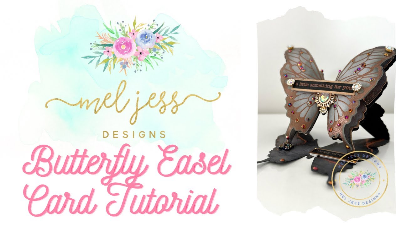Butterfly Easel Card Tutorial - YouTube