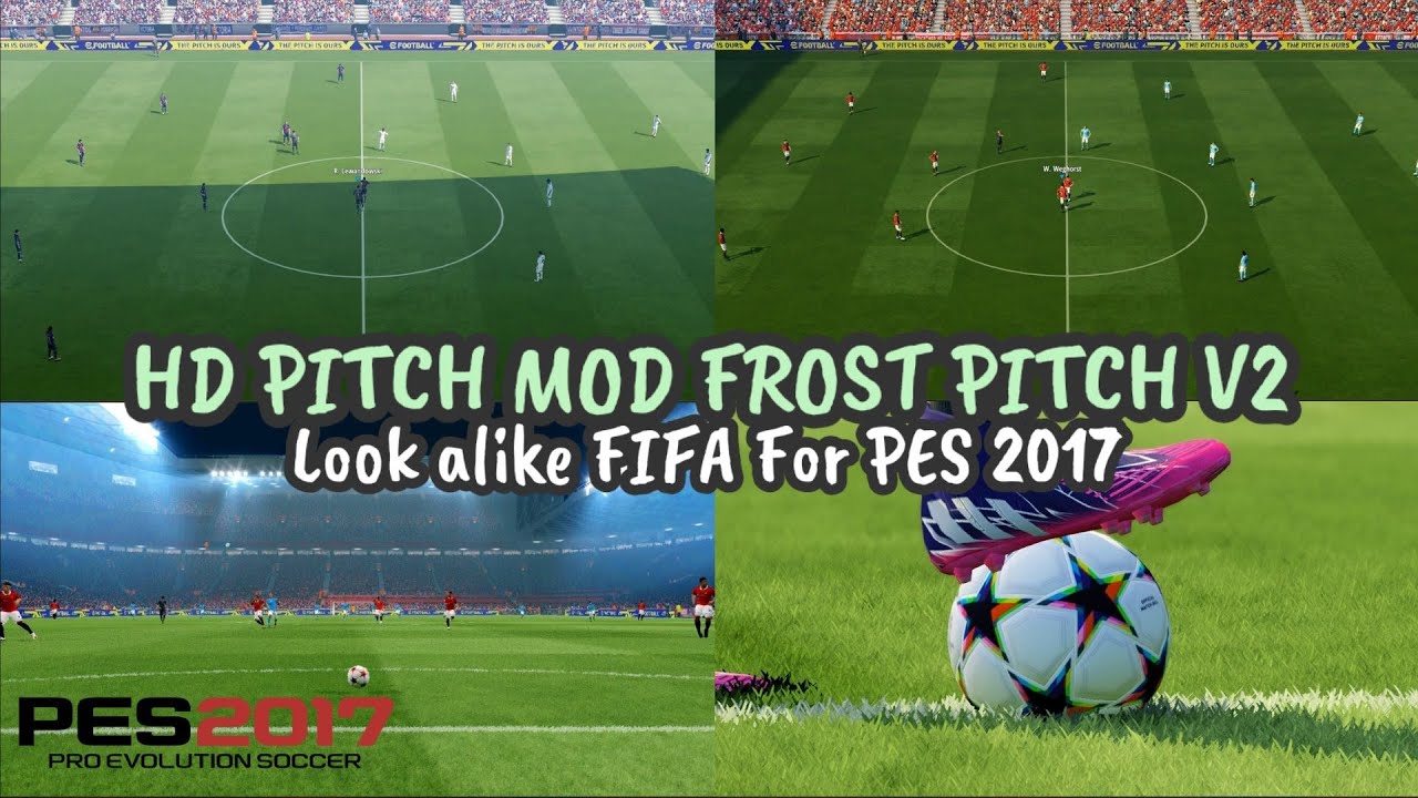 HD PITCH FOR PES 2017 | INSTALL TUTORIAL - YouTube