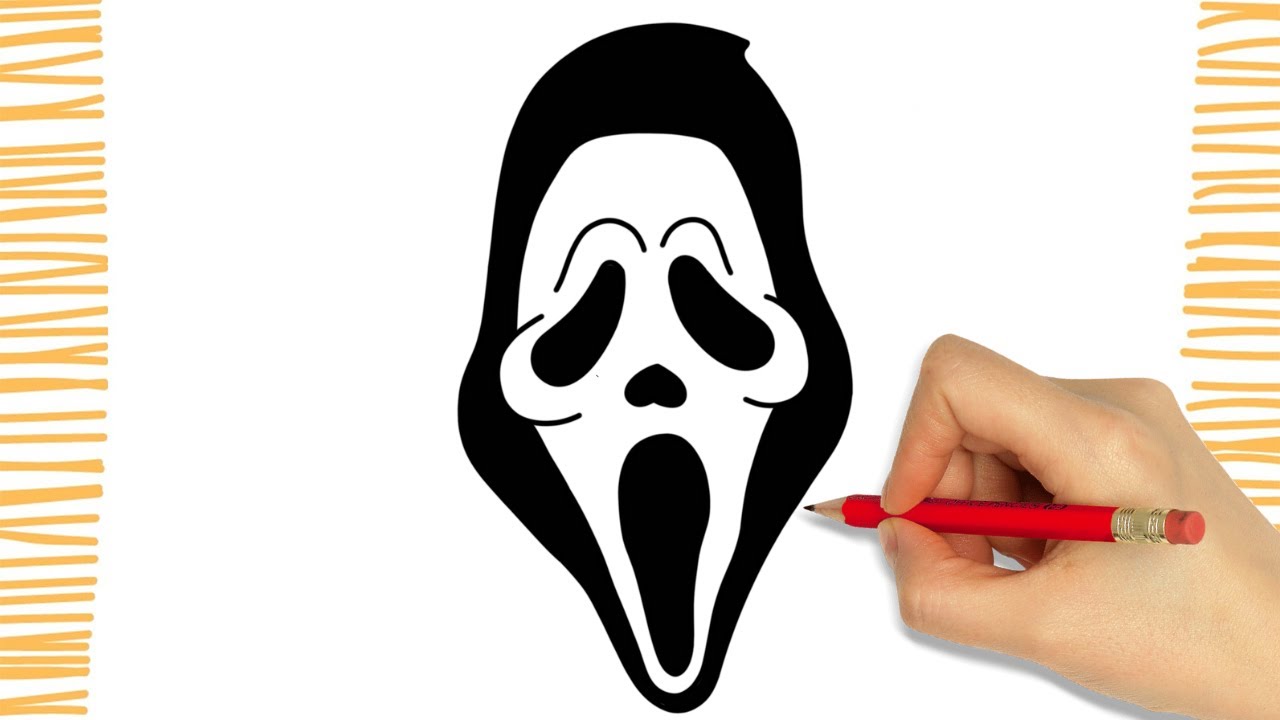 Como Desenhar a MÁSCARA DO PÂNICO - YouTube