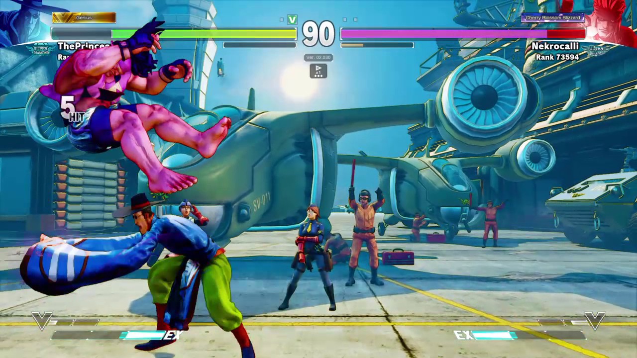 STREET FIGHTER V Alex vPrincess Slim (Fang) R1 - YouTube